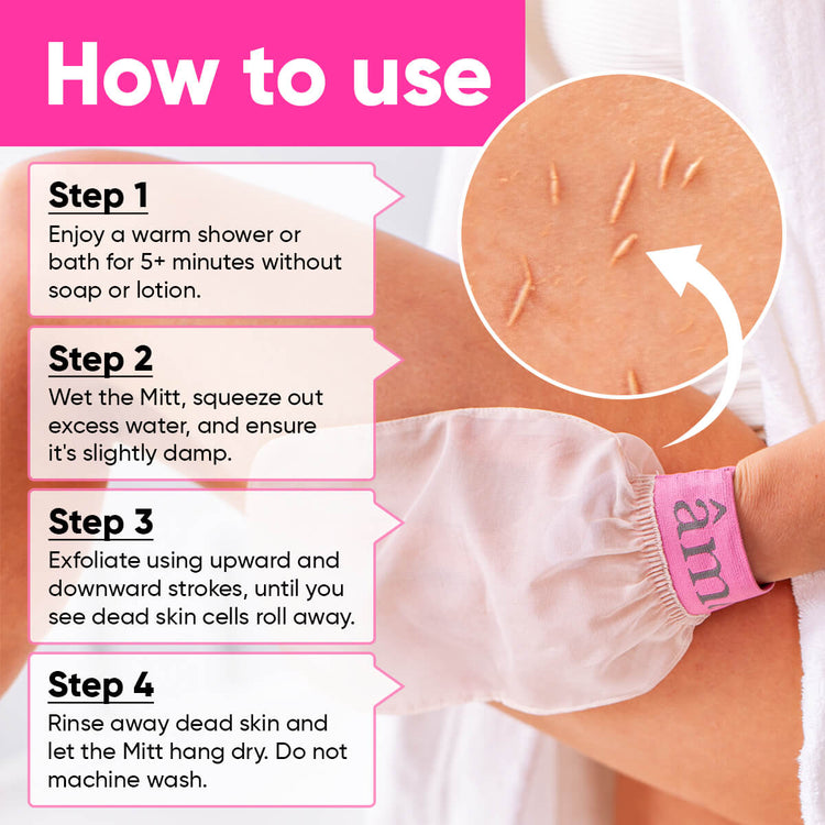 So Silky Mitt™️ | 100% Pure Silk Body Exfoliator – AmePure.eu